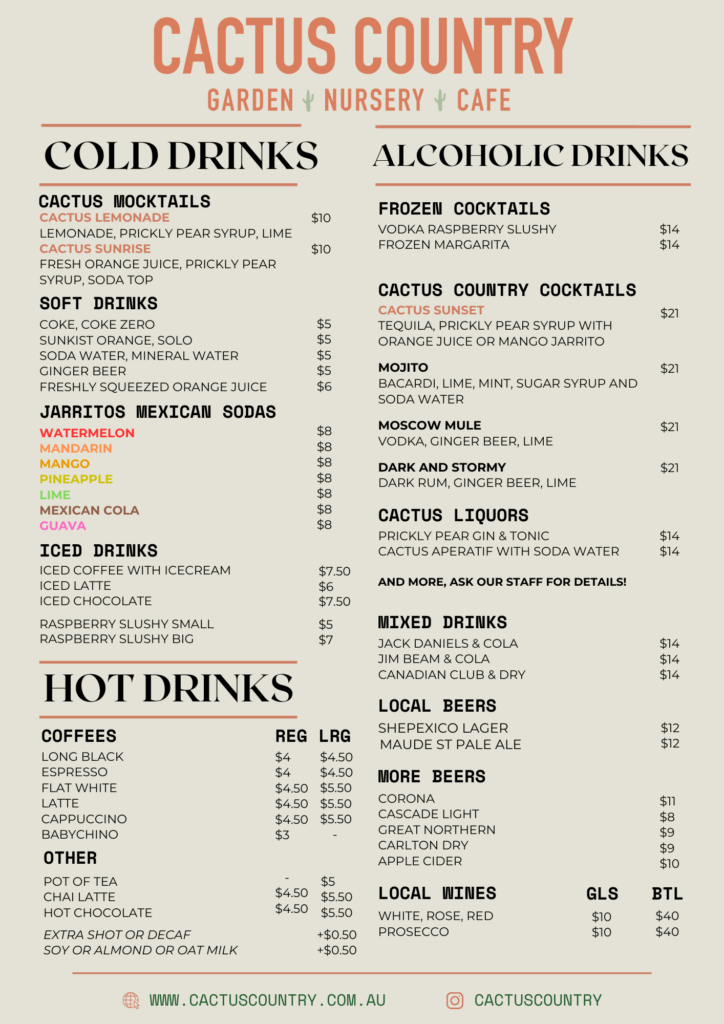 Bar & Restaurant – Cactus Country